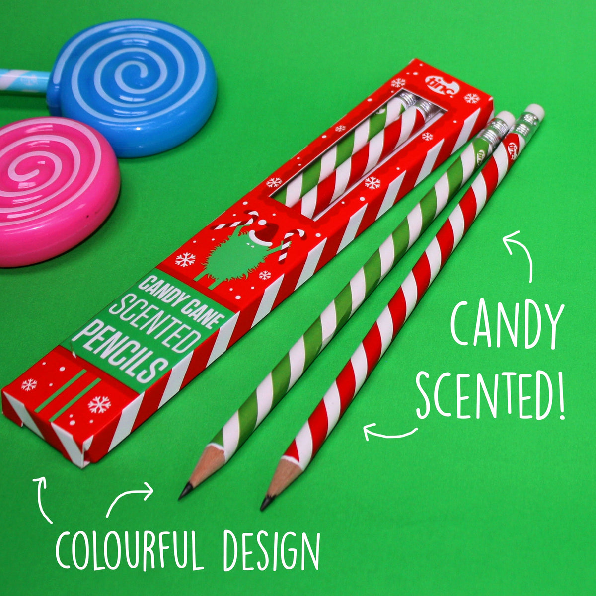 Candy Cane Scented Pencils – Toys N Trends